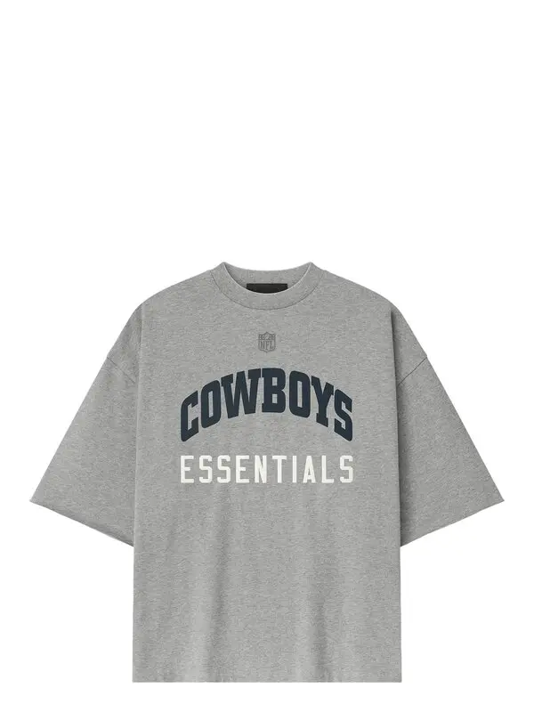Fear Of God 90s 3/4 Sleeve Cowboy Graphic Tee - Grey