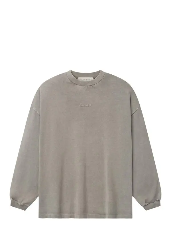 Fear Of God Signature 90s Long Sleeve Tee - Grey
