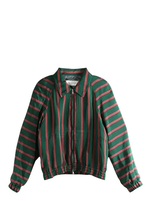 Dries Van Noten Striped Zip-up Jacket - Multicolor