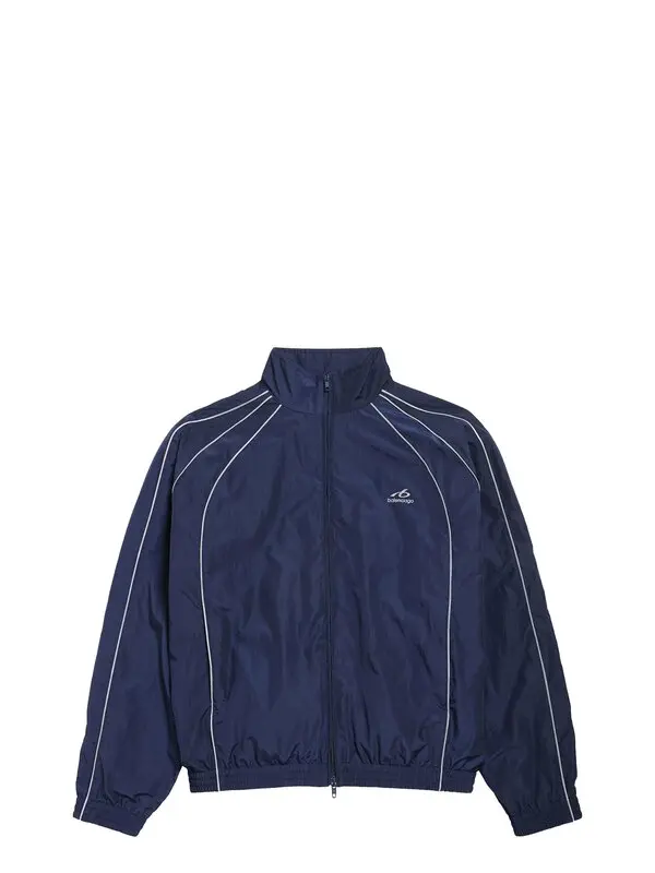 Balenciaga Technical Zip-up Jacket With Reflective Piping - Red