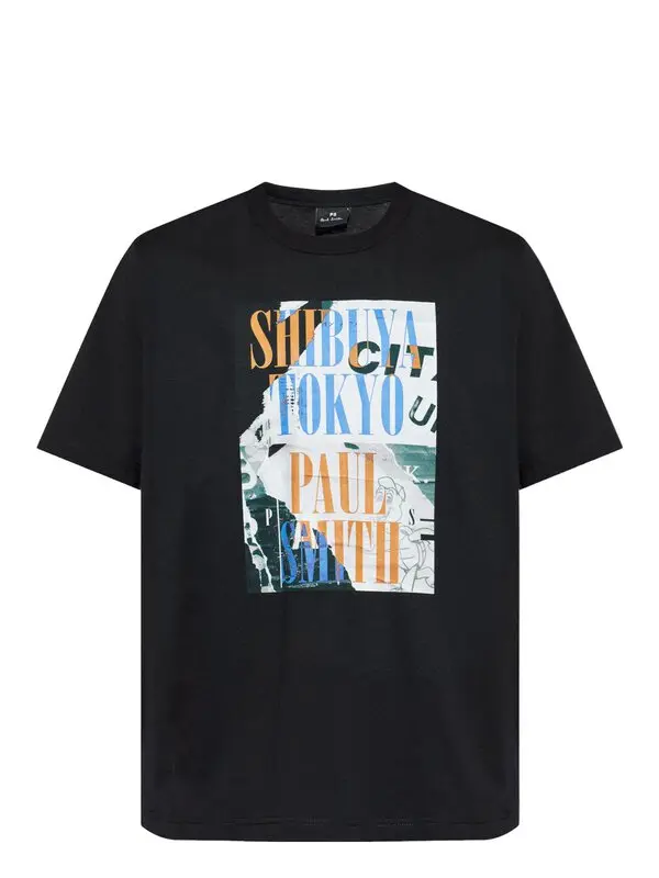 Paul Smith T-shirt With Print - Black