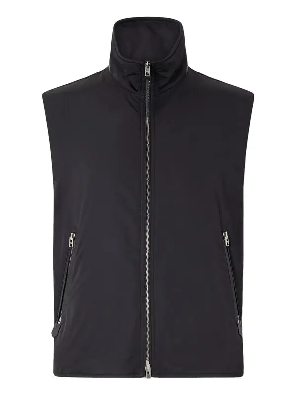 TOM FORD Peach Touch" Technical Shell-poplin Gilet - Black