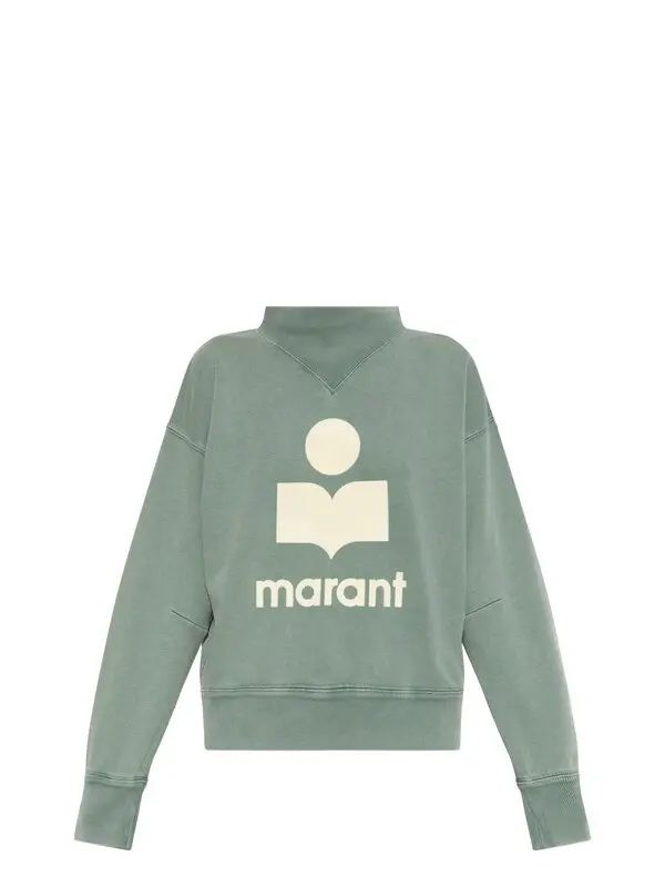 MARANT ETOILE Marant Étoile "moby" Oversized Sweatshirt - Green