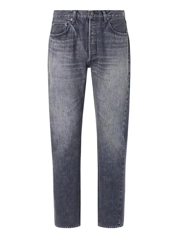FULLCOUNT Dartford Straight-leg Jeans - Black
