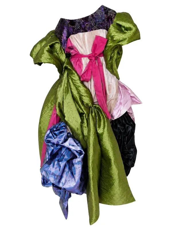 MIRO MISLJEN Antoinette Dress - Green/blue/white