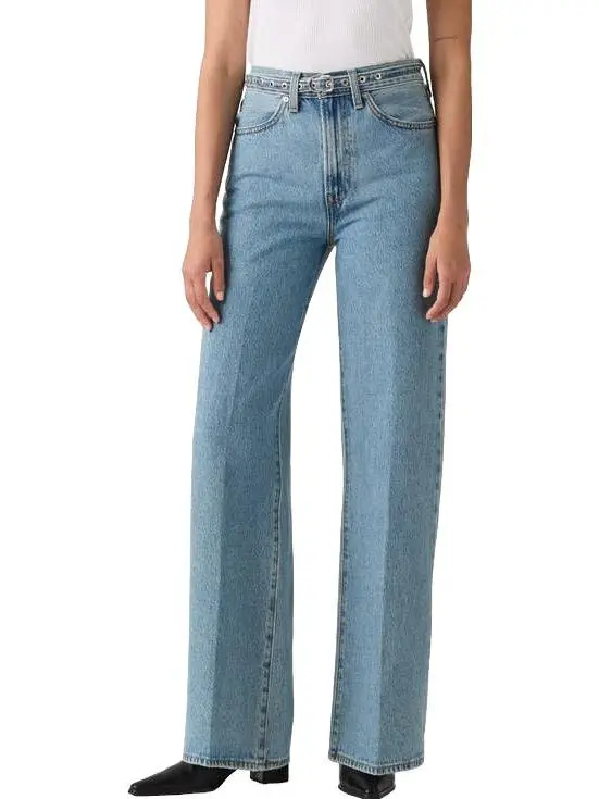 LEVI'S Ribcage Belted High Waist Wide Leg Jeans - Multiple Options