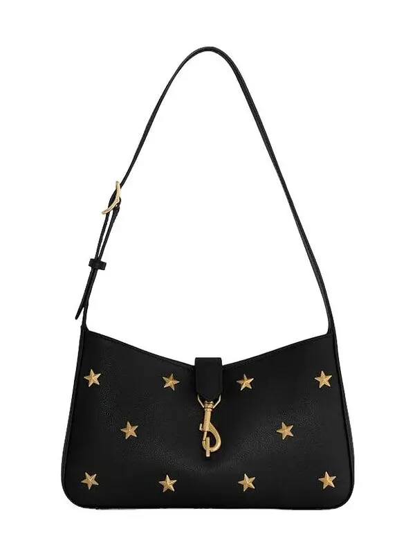 Rebecca Minkoff Small Megan Star Leather Shoulder Bag - Black