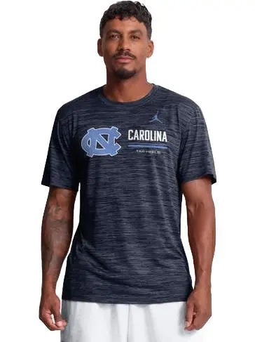 JORDAN BRAND North Carolina Tar Heels Sideline Velocity Dri-fit T-shirt - Navy