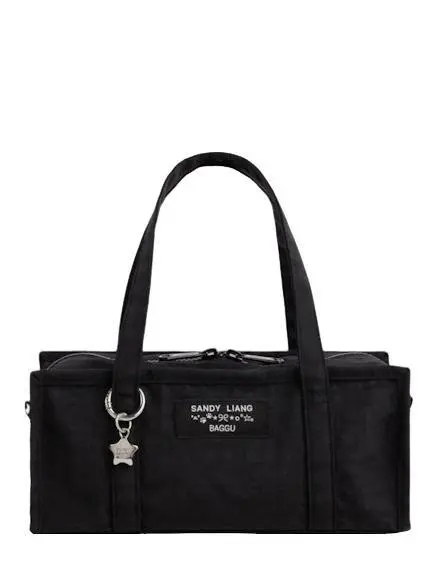 Baggu X Sandy Liang Mini Nylon Market Bag - Black