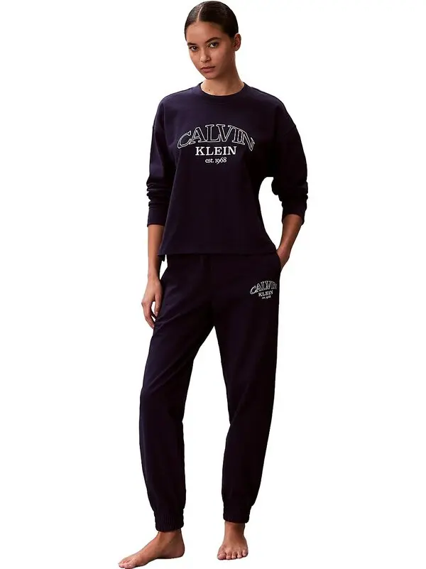Calvin Klein Cotton Jersey Sleep Joggers - Evening Blue