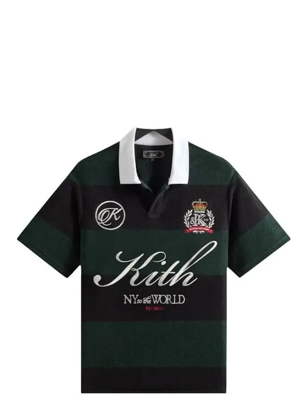 Kith Jacquard Towel Terry Ray Polo Shirt - Stadium