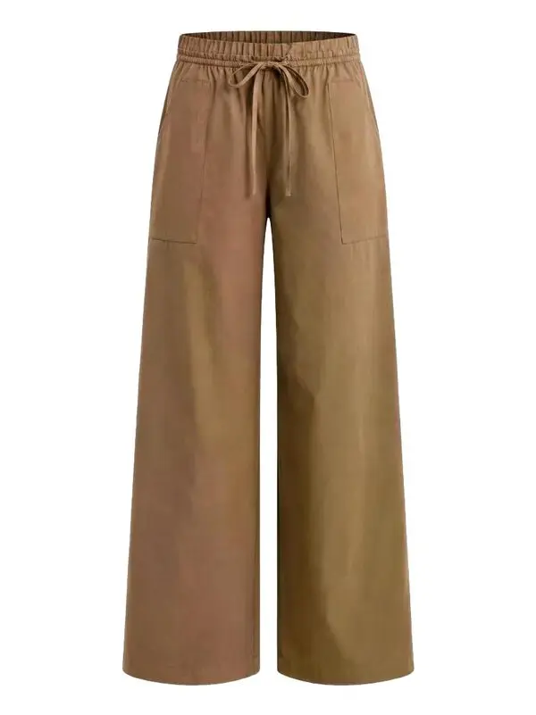 Vince Elasticated Drawstring Trousers - Brown