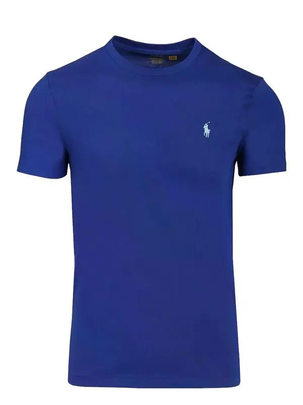 Polo Ralph Lauren Embroidered-logo T-shirt - Blue