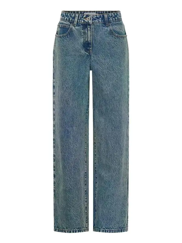 Anna Quan Carlo Wide-leg Jeans - Blue