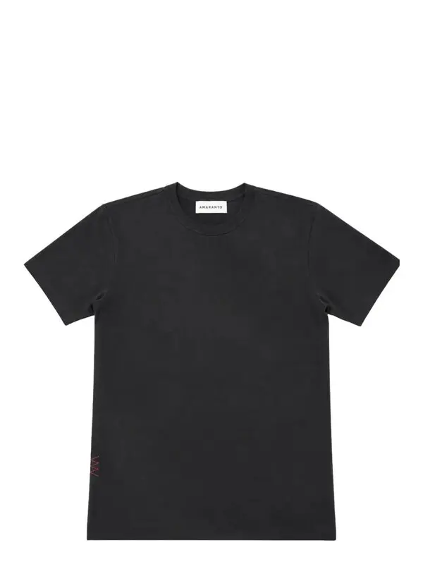 AMARANTO Crew-neck T-shirt - Black