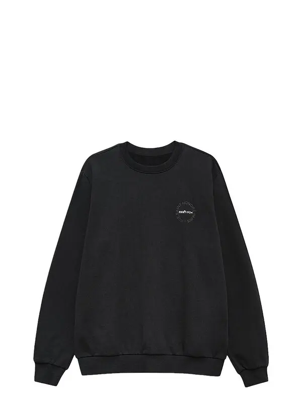 FIFA 1904 Crewneck Sweatshirt With Circular Graphic - Black