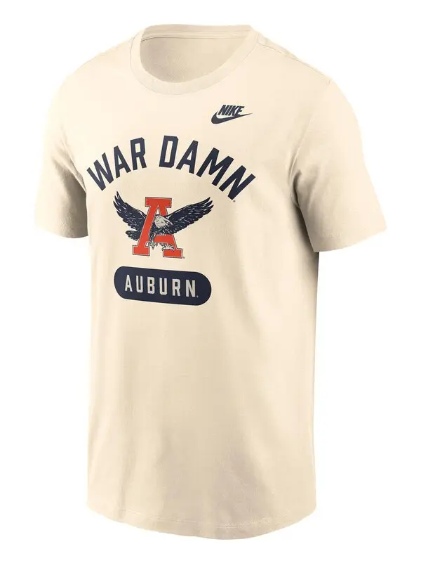 Nike Auburn Legacy Arch Helmet College T-shirt - White
