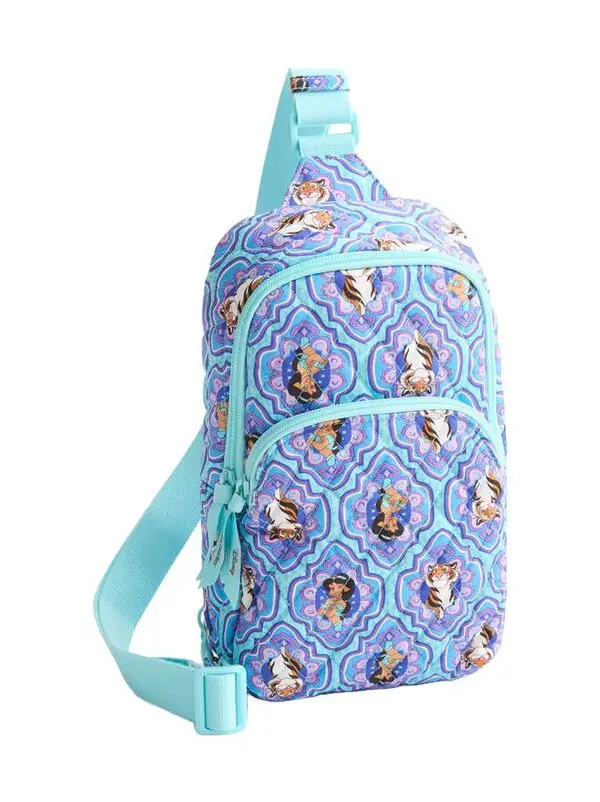 VERA BRADLEY Lorman Sling Backpack In Jasmine Medallions - Purple