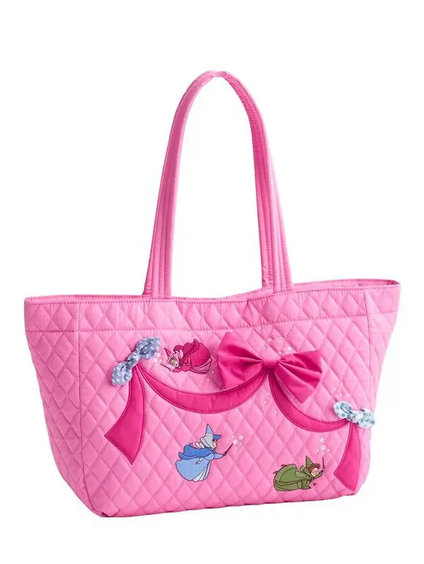 VERA BRADLEY Disney Small Hathaway Tote Bag - Pink