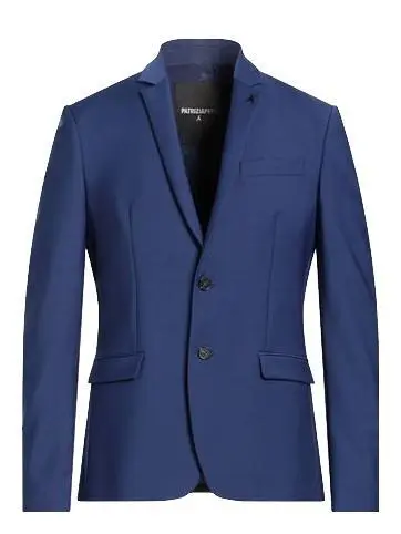 Patrizia Pepe Blazer Size Polyester, Virgin Wool, Elastane - Blue