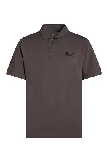 EA7 Polo Shirt Size Cotton, Elastane - Grey