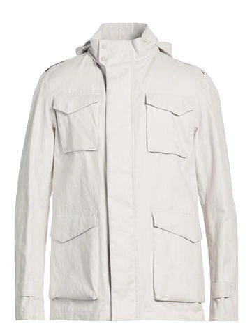 Herno Light Linen Safari Jacket - Light Grey