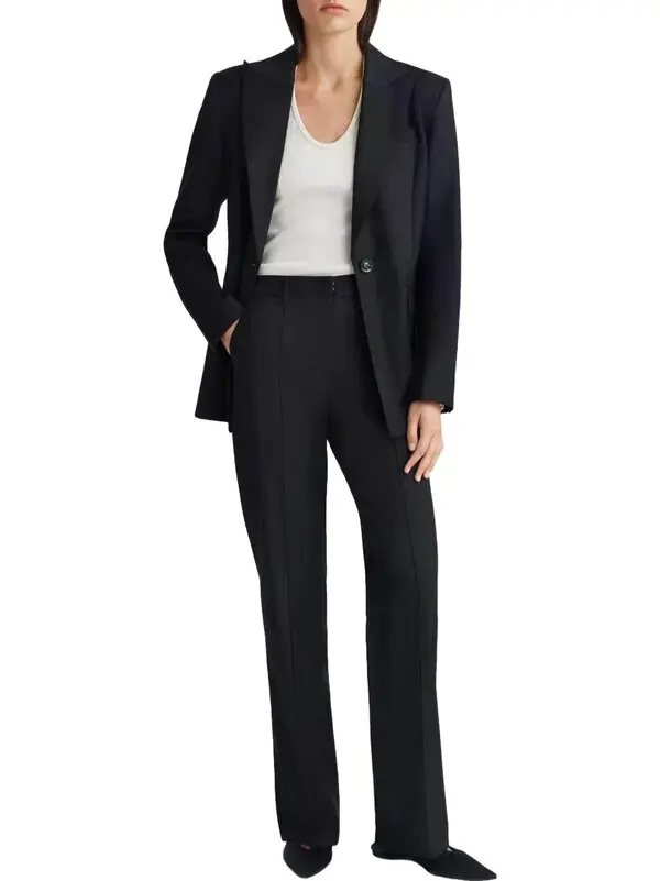 Anna Quan Archie Pleated Trousers - Black