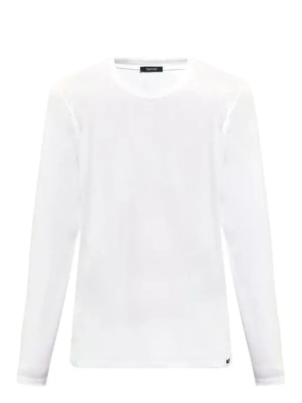 TOM FORD Long-sleeve Lounge T-shirt - White