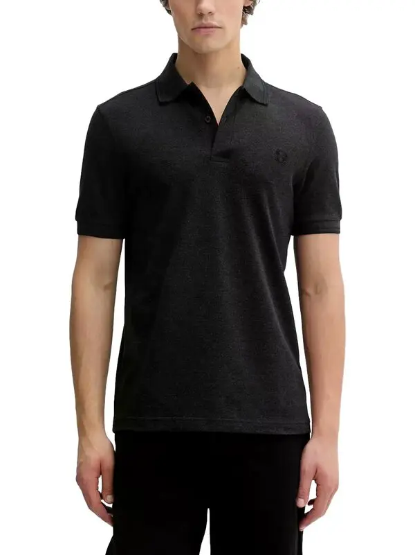 Fred Perry Embroidered-logo Piqué Polo Shirt - Grey