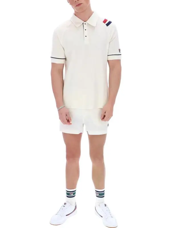FILA Massimo Terry-towelling Polo Shirt - Neutrals