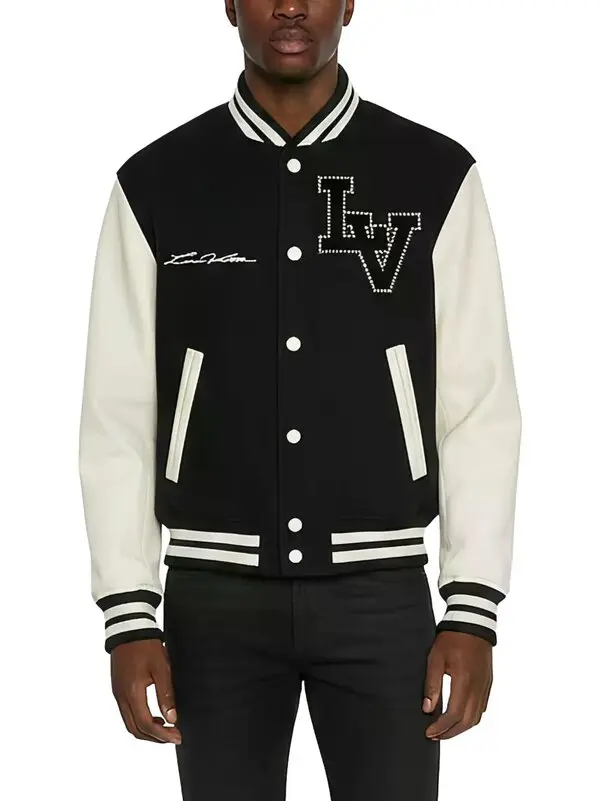LOUIS VUITTON Patch Varsity Jacket - Black