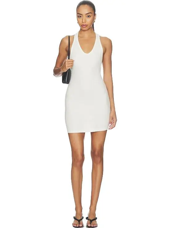 Cotton Citizen The Verona Racerback Mini Dress - Bone