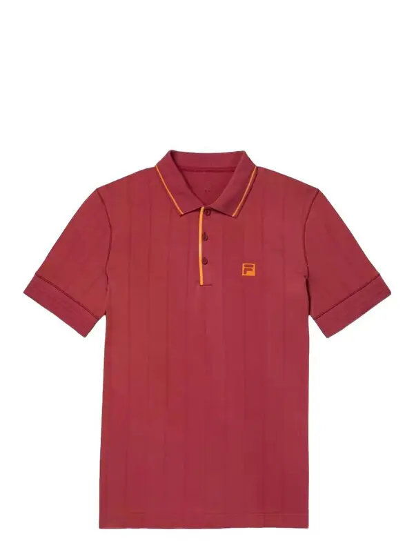 FILA Center Court Seamless Polo Shirt - Red