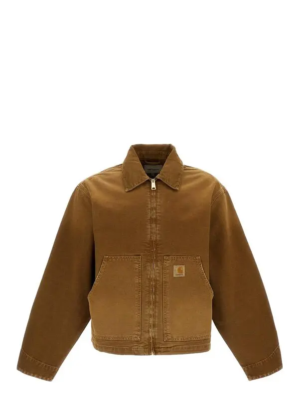 Carhartt Work In Progress Dearborn Canvas Jacket - Marrone