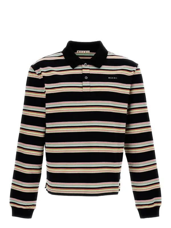 Marni Polo Maniche Lunghe - Multicolore