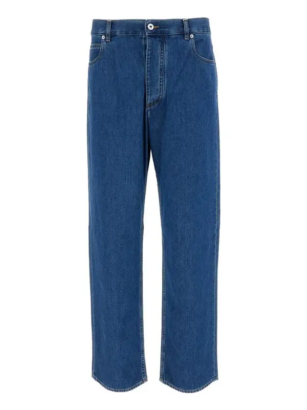 Bottega Veneta Straight Leg Jeans - Blu