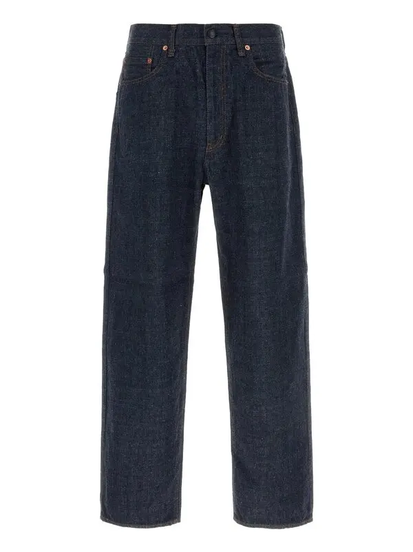 Nanamica Baggy Fit Denim Jeans - Blue