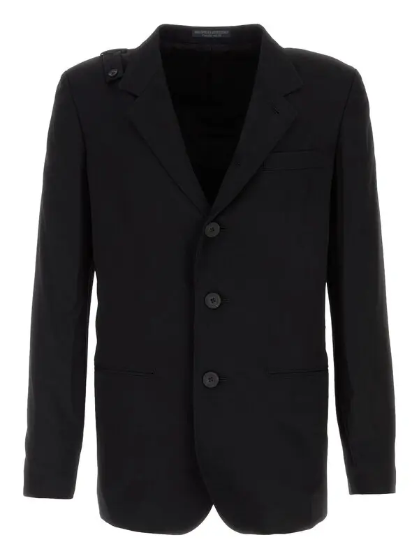 Yohji Yamamoto Wool Blazer - Black