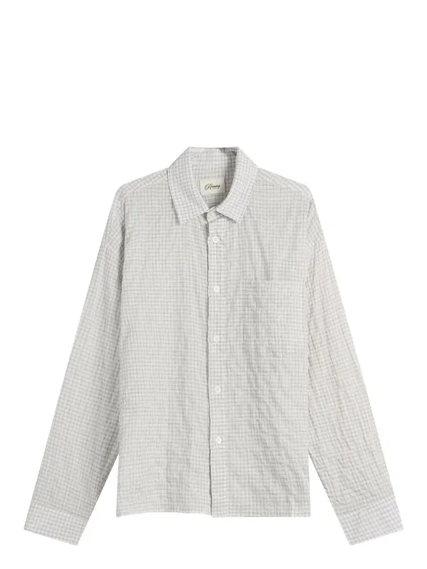 RONNING Japanese Shirt - White Grid