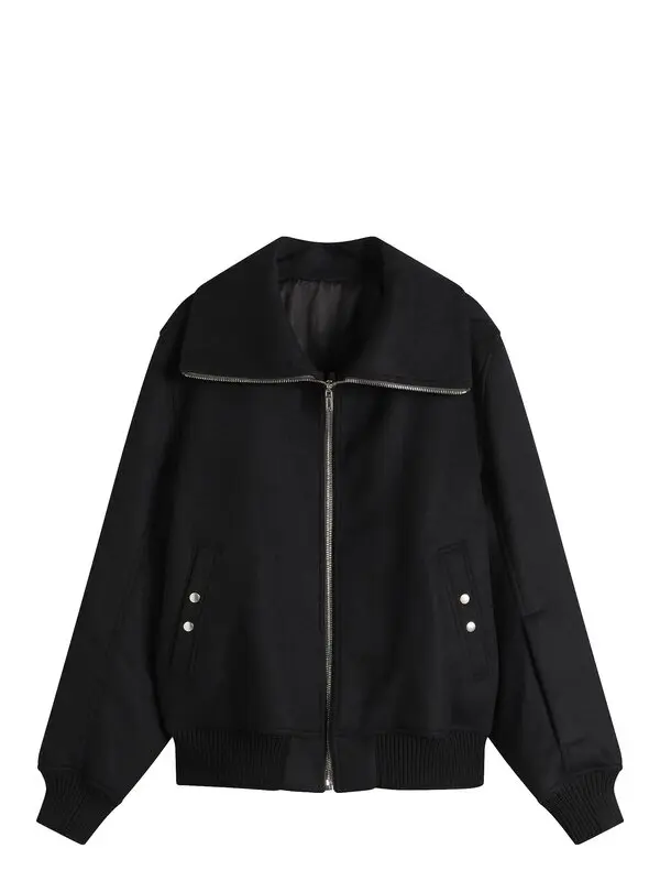 Rick Owens Dracuflight Bomber Jacket - Black