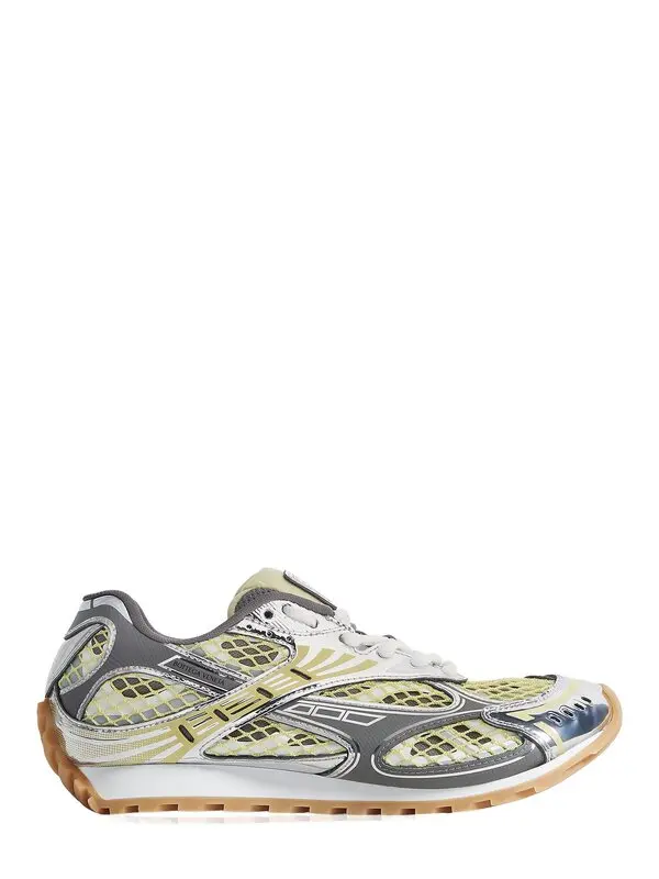 Bottega Veneta Orbit Lace-up Technical Fishnet Sneakers - Multi