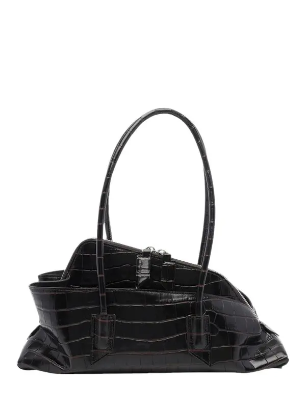 Attico La Passeggiata Small Leather Shoulder Bag - Multicolor