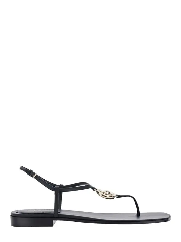 Gucci Leather Heeled Sandal - Black