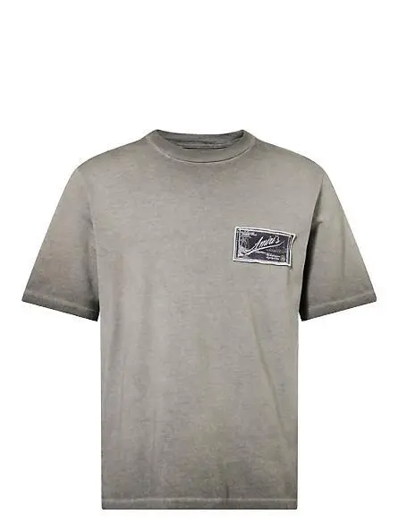 Amiri Quality Goods Label Cotton-jersey T-shirt - Black