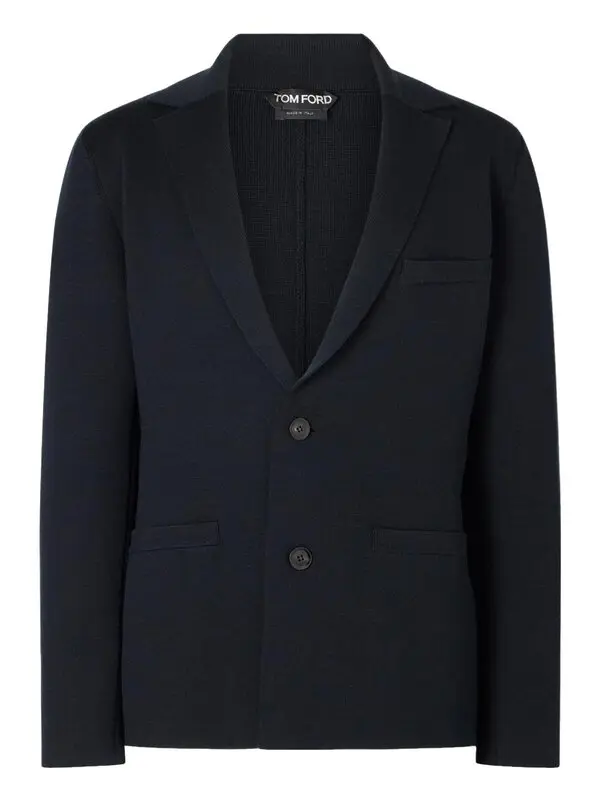 TOM FORD Single Breasted Blazer - Black