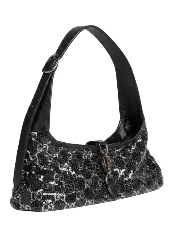 Gucci Jackie Slim Evening Bag - Black/silver