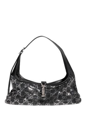 Gucci Jackie Slim Evening Bag - Black/silver
