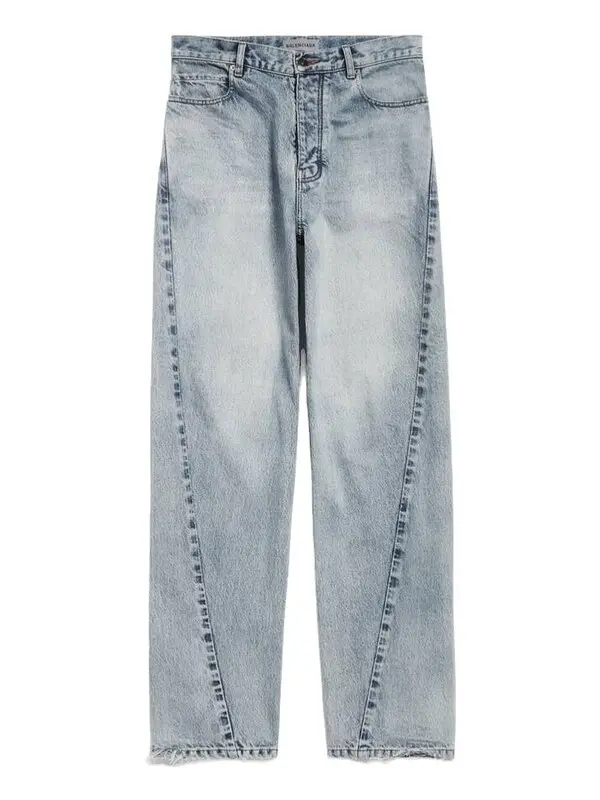 Balenciaga Twisted Seam Jeans - Bleached Light Blue