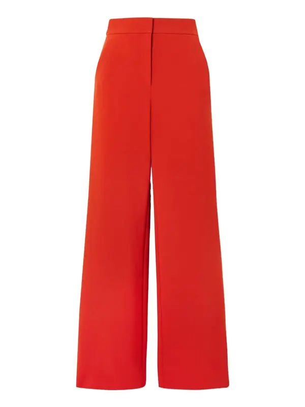 Veronica Beard Wide Leg Trousers - Red