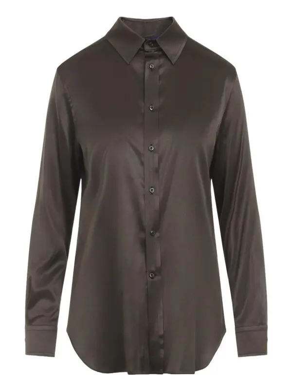 Ralph Lauren Long Sleeve Buttoned Shirt - Brown